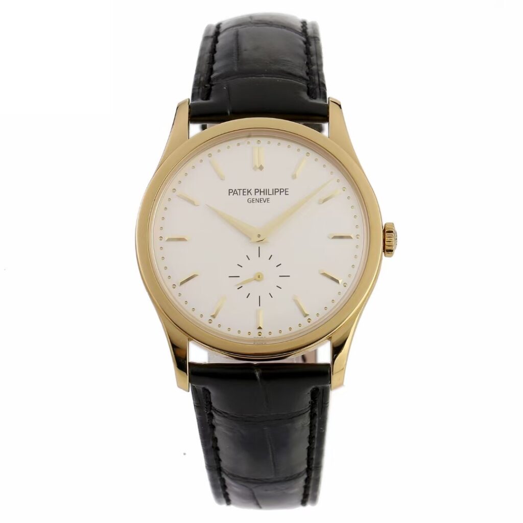 Patek Philippe Calatrava 5196J-001 18K yellow gold Very Good Condition ...